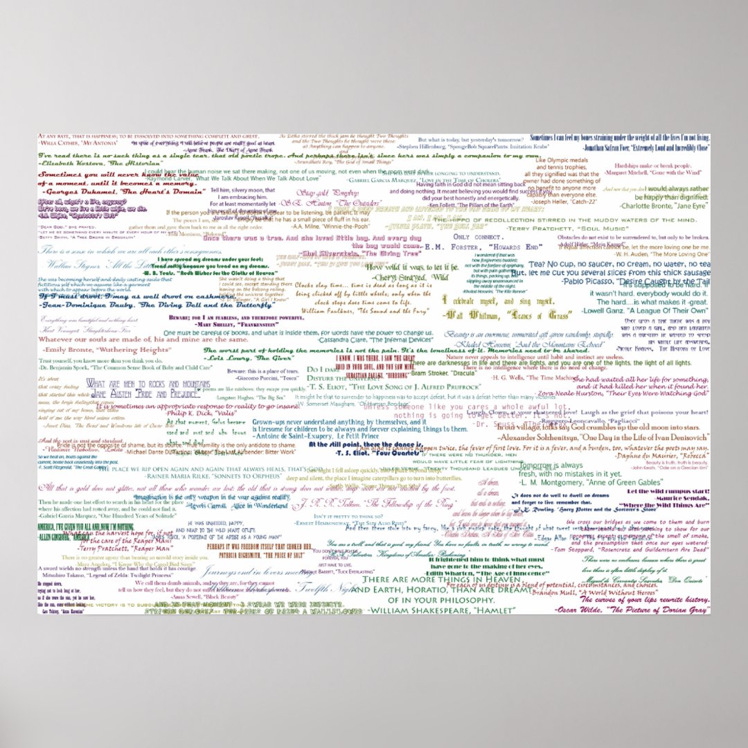99 Quotes Poster | Zazzle