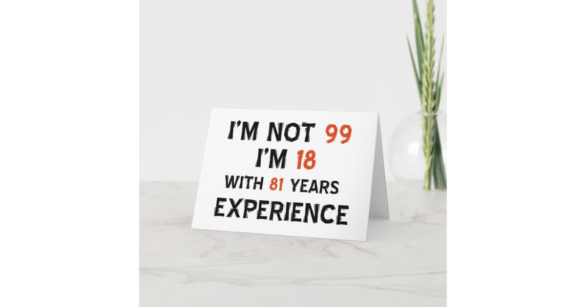 99th birthday designs card | Zazzle
