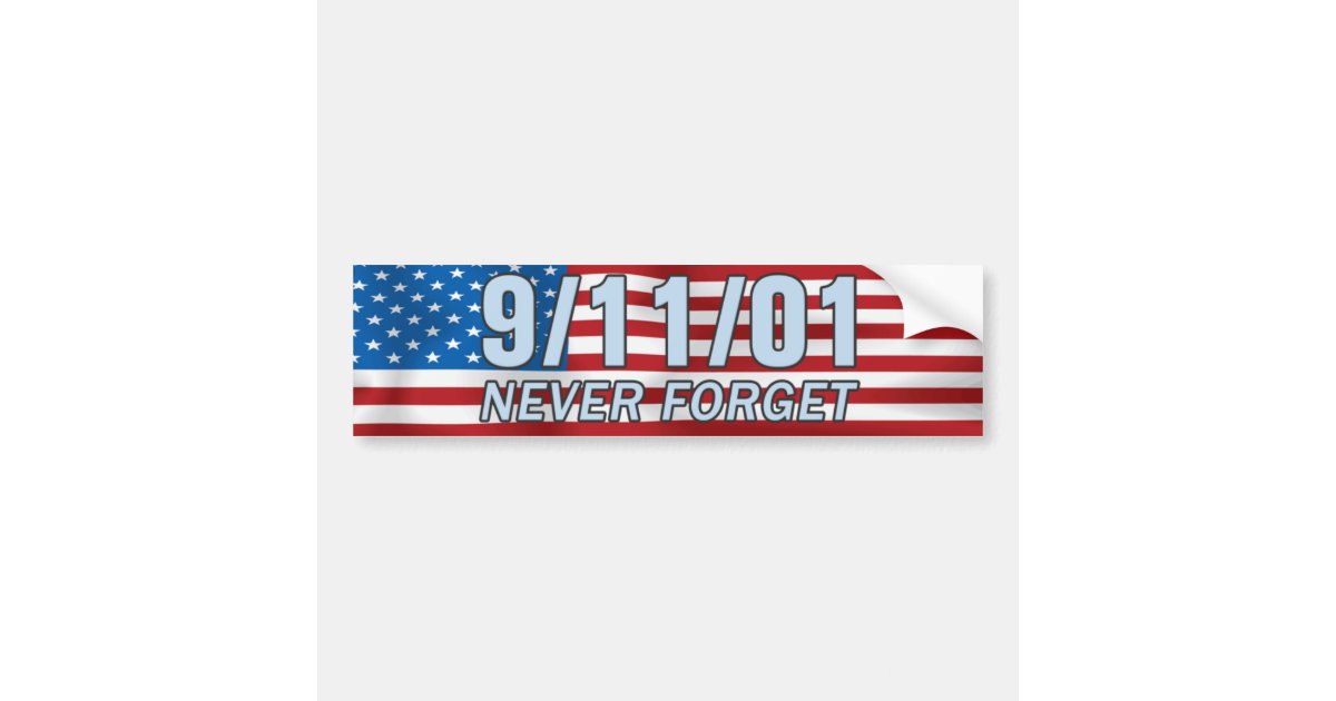 9 / 11 / 01 Bumper Sticker | Zazzle