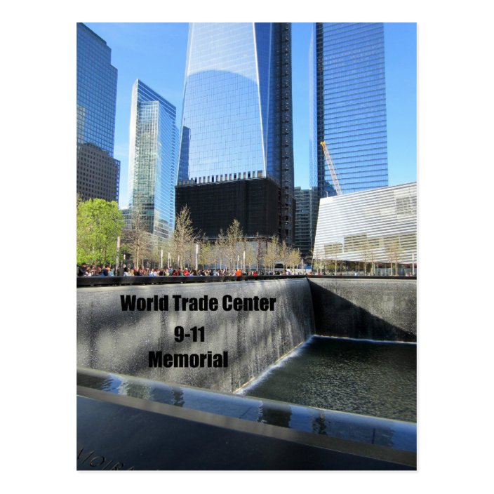 9/11 Memorial, World Trade Center, New York City Postcard | Zazzle.com