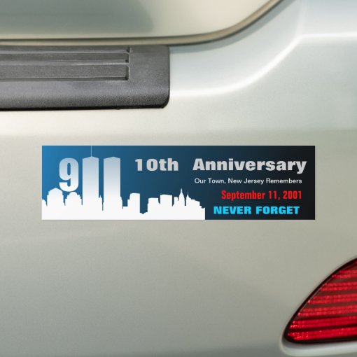 9/11 September 11th - Customized Bumper Sticker | Zazzle