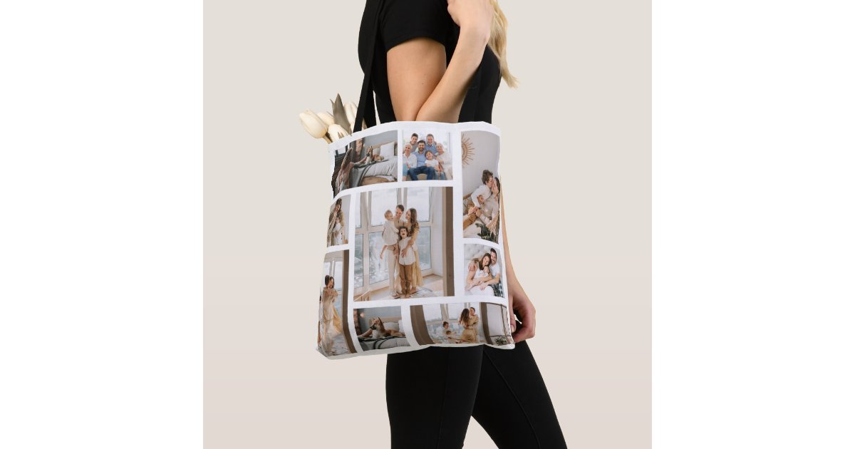 9 Custom Photo Collage Bags | Zazzle