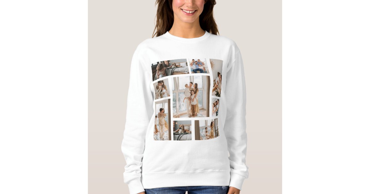 9 Custom Photo Collage Hoodies & Sweatshirts | Zazzle