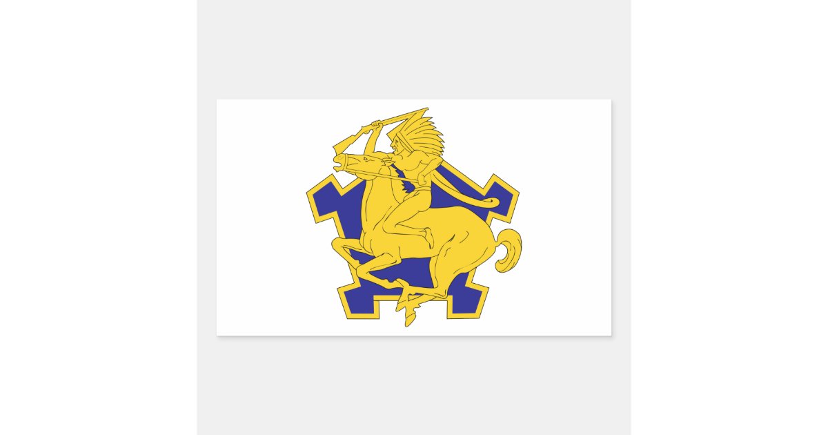 9th Cavalry Regiment Rectangular Sticker | Zazzle