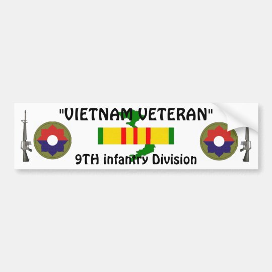 9th Inf Division bumper sticker | Zazzle.com