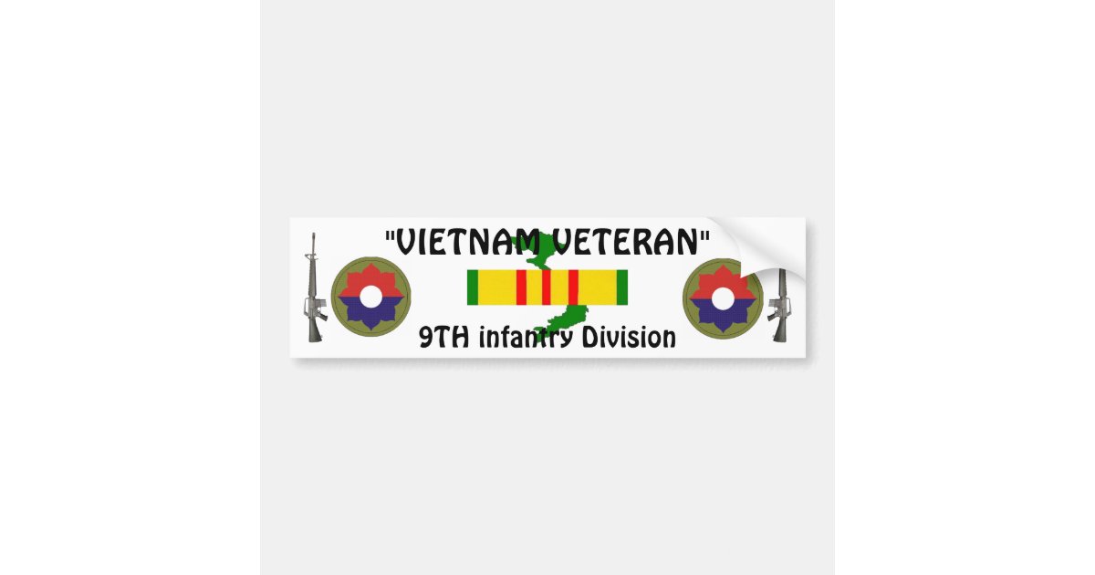 9th Inf Division bumper sticker | Zazzle