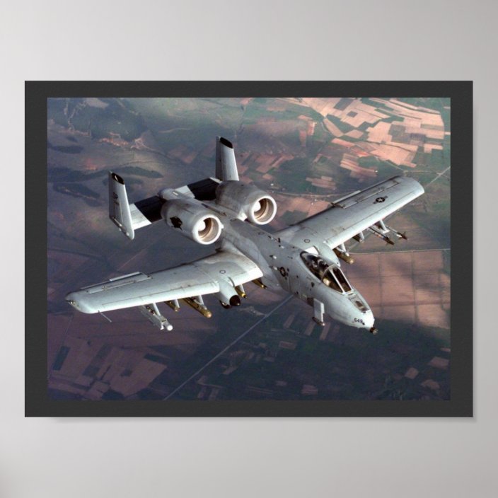A10 THUNDERBOLT POSTER | Zazzle.com