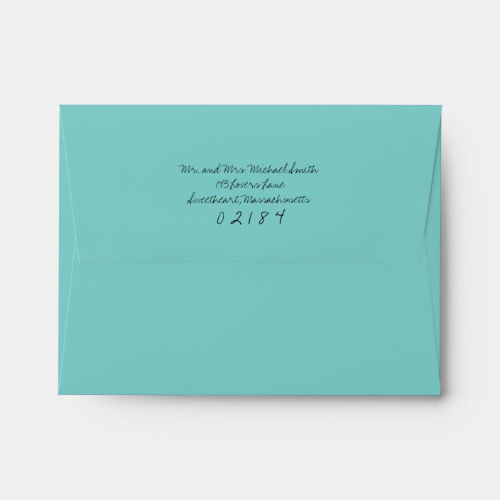 A2 Caribbean Ocean Envelope Return Address | Zazzle.com