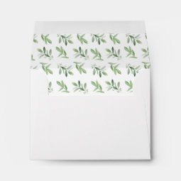 A2 Envelope RSVP Size Greenery Envelope | Zazzle