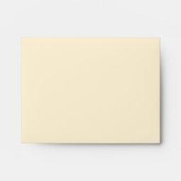 A2 Soft Yellow Envelope with Return Address | Zazzle