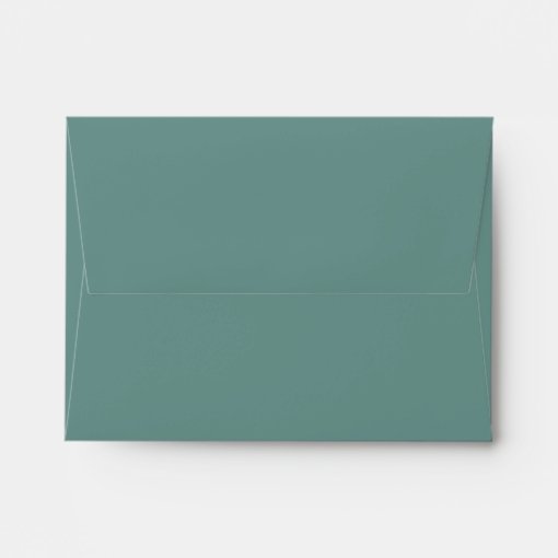 A2 Teal Envelopes with Teal Damask Design Inside | Zazzle