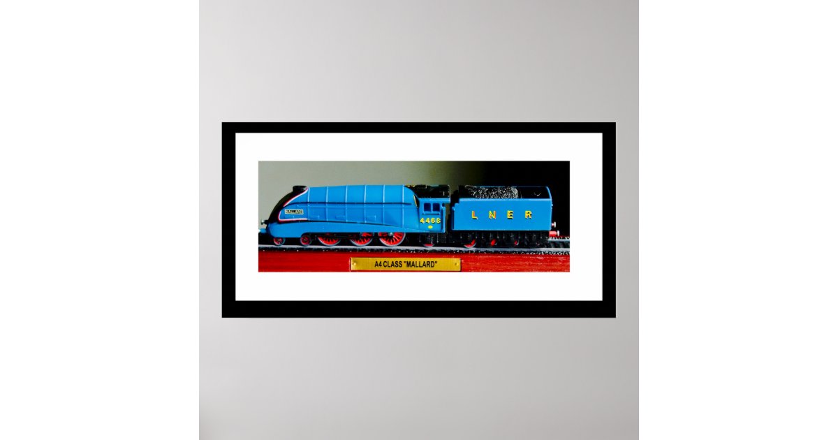 a4 mallard LNER Poster | Zazzle.com