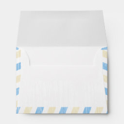 A6 - Airmail with return address Envelope | Zazzle