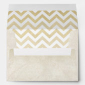 A7 Matching Envelope Ombre Chevron Stripe Zig Zag | Zazzle