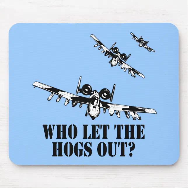 A-10 Warthog Mouse Pad | Zazzle