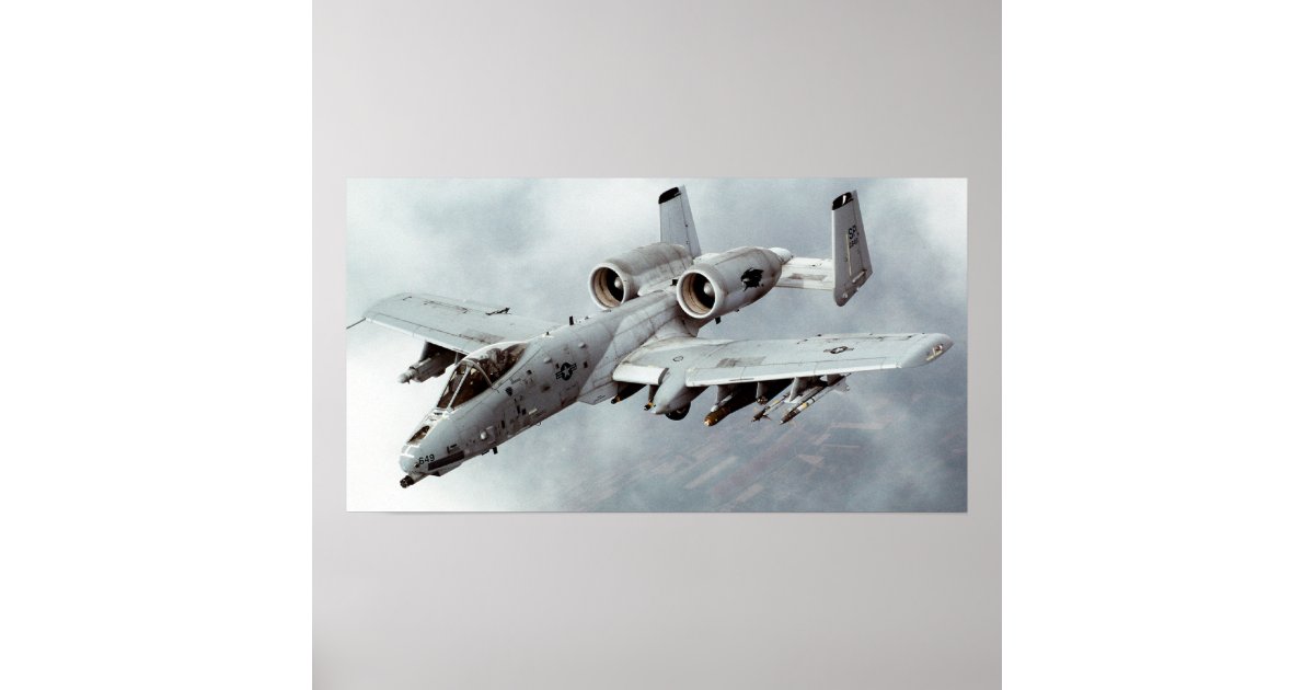 A-10 Warthog Poster | Zazzle