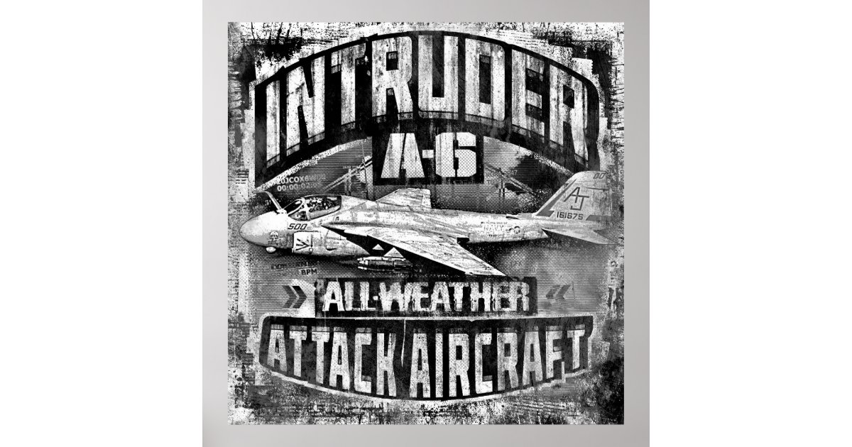 A-6 Intruder Poster Poster | Zazzle