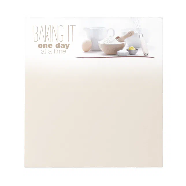 A Baker's Note Pad | Zazzle