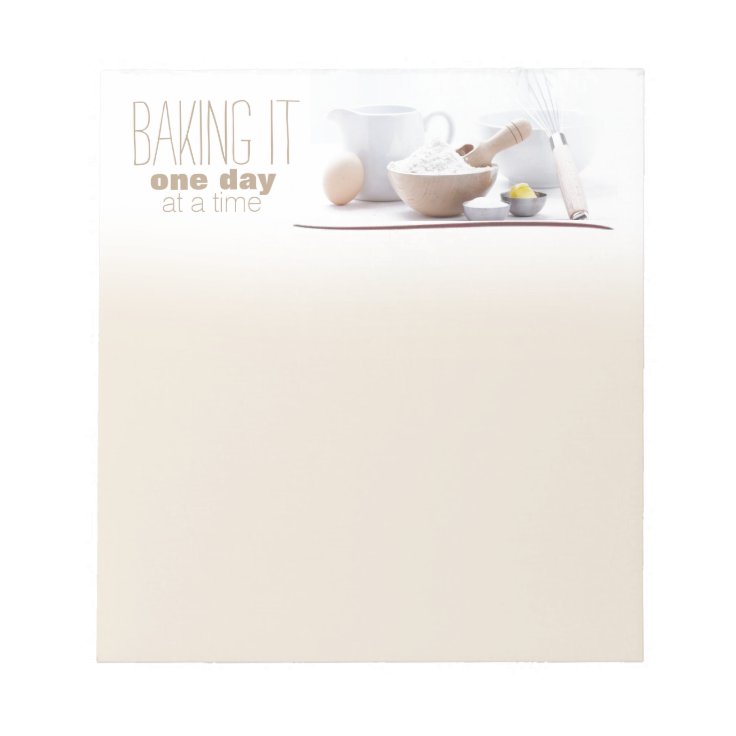 A Baker's Note Pad | Zazzle