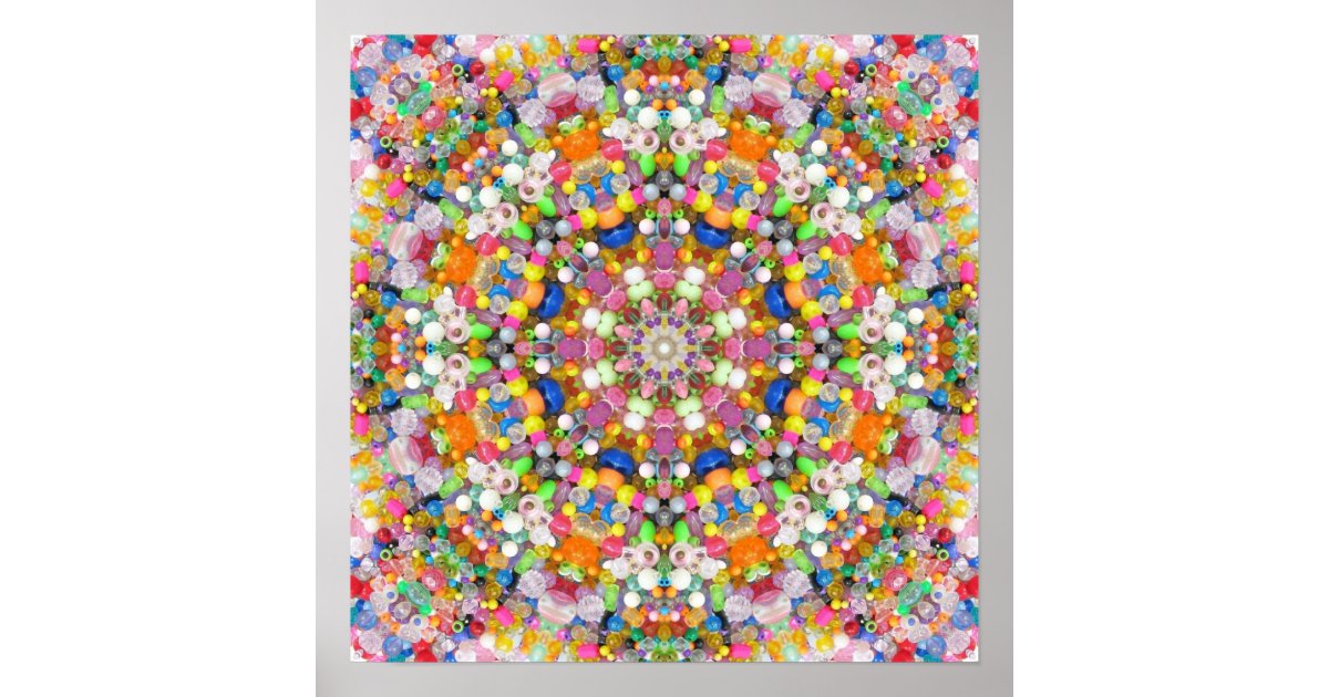 A Bead Mandala Poster | Zazzle