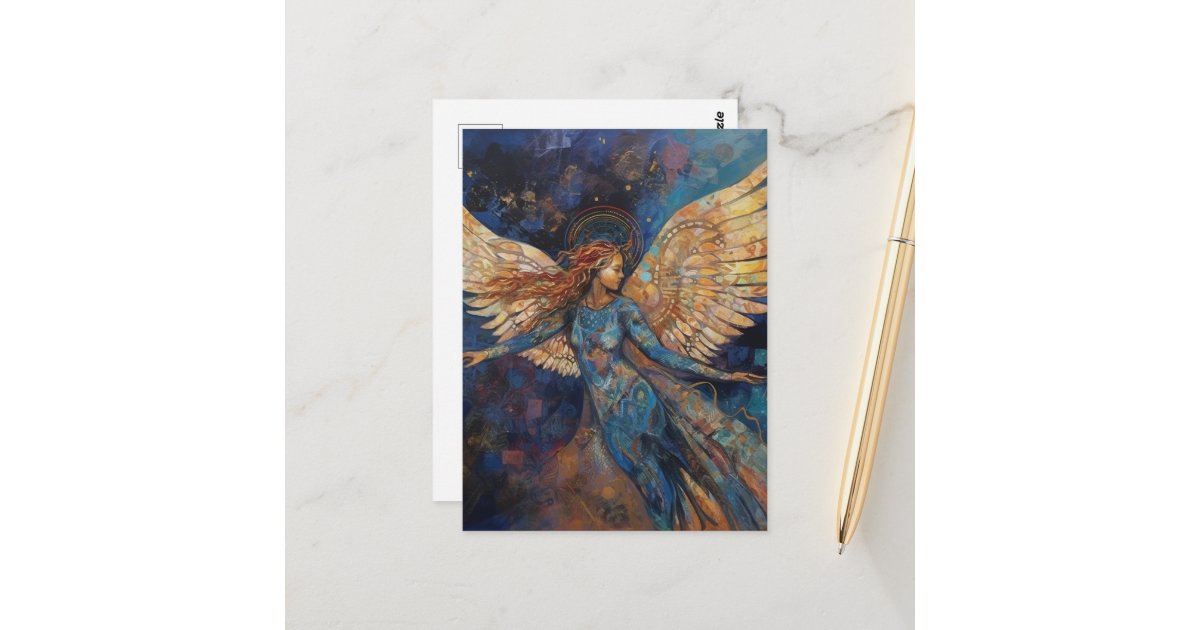A Beautiful Angel Postcard | Zazzle