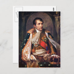 A beautiful French Portrait of Napoleon I Emperor Postcard | Zazzle