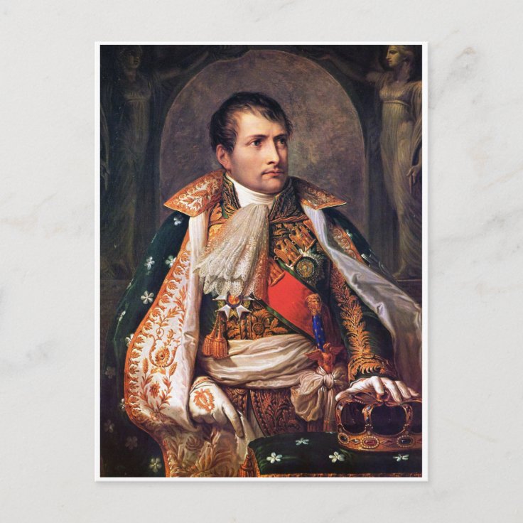 A beautiful French Portrait of Napoleon I Emperor Postcard | Zazzle