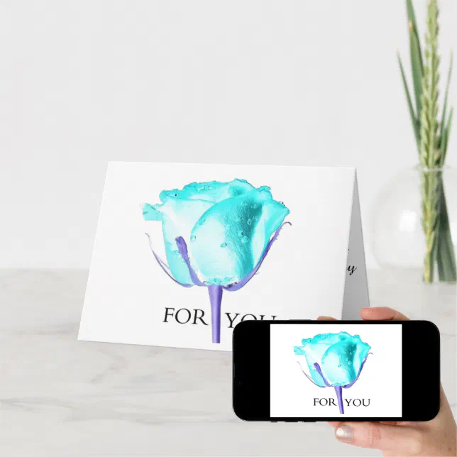 A BEAUTIFUL ROSE FOR ***BEST FRIEND** ON BIRTHDAY CARD | Zazzle