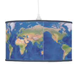 A Beautiful World Map Lamp | Zazzle