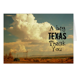 Texas Thank You Cards | Zazzle