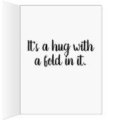A Big Thank You Thankful Hug Giant Card | Zazzle
