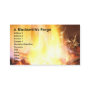 A Blacksmith's Forge Business Card | Zazzle