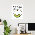 A-boo-cado Funny Avocado Pun Poster | Zazzle