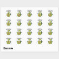 A-boo-cado Funny Avocado Scare Puns Classic Round Sticker | Zazzle