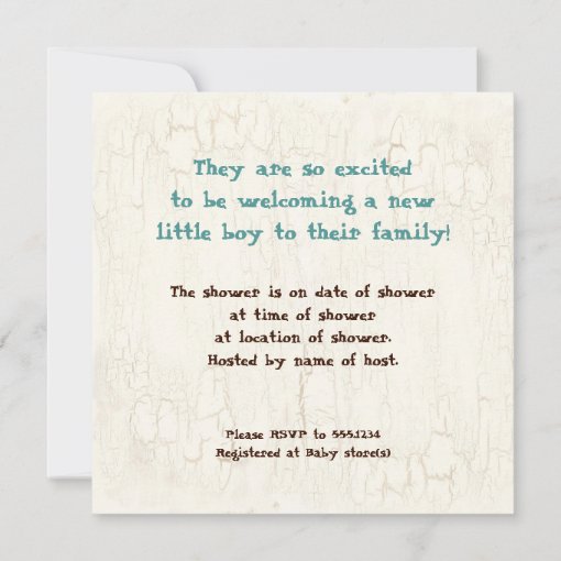 A Boy's Best Friend Baby Shower Invitation | Zazzle