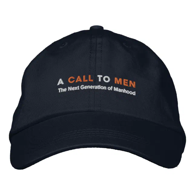 "A Call To Men" baseball cap | Zazzle