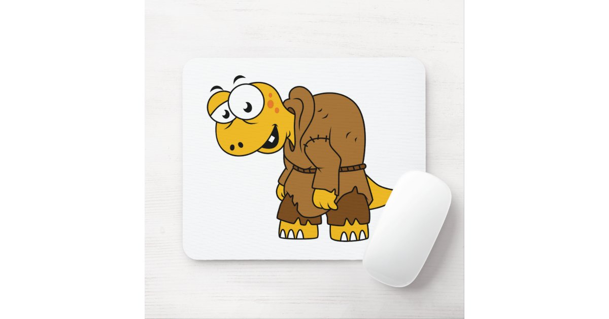 A Cartoon Dinosaur Hunchback. Mouse Pad | Zazzle