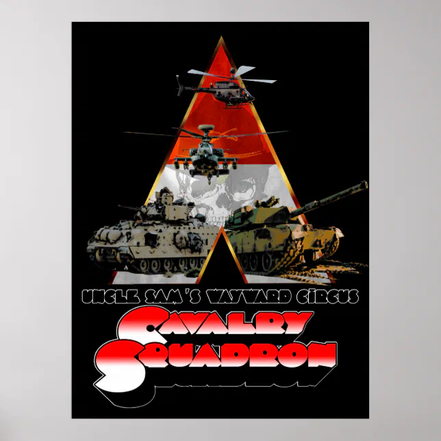 A Cav Squadron retro-movie styled poster | Zazzle