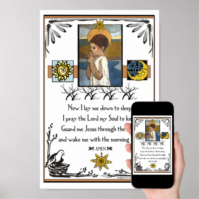 A Child's Prayer Poster | Zazzle