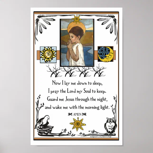 A Child's Prayer Poster | Zazzle