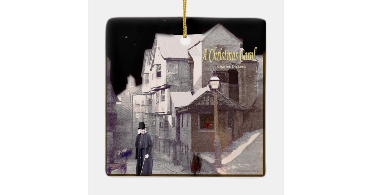 A Christmas Carol Ceramic Ornament | Zazzle