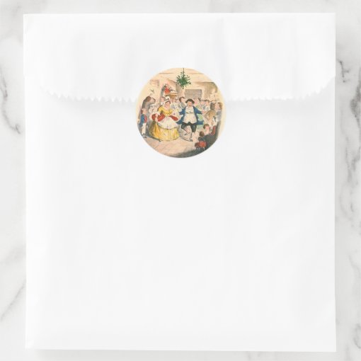 A Christmas Carol Classic Round Sticker | Zazzle