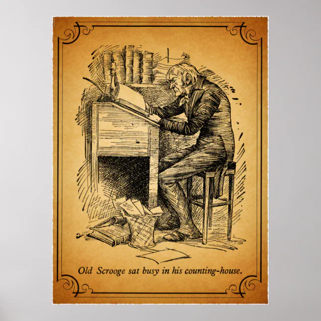 A Christmas Carol: Old Scrooge Poster | Zazzle