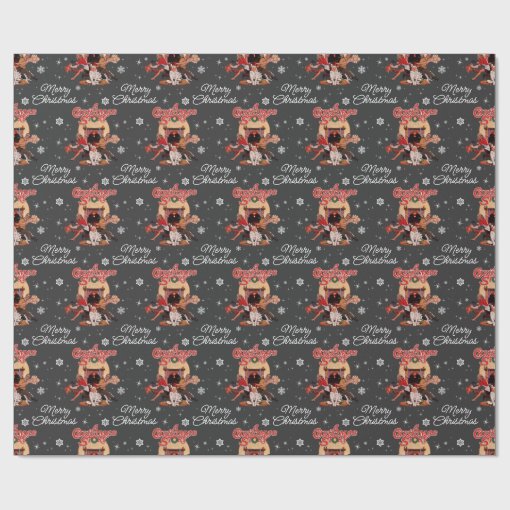 A Christmas Story Chalkboard Snowflake Wrapping Paper | Zazzle