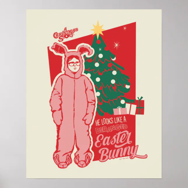 A Christmas Story | Deranged Easter Bunny Poster | Zazzle