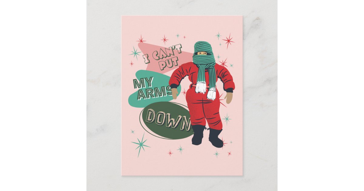 A Christmas Story - I Can't Put My Arms Down Postcard | Zazzle