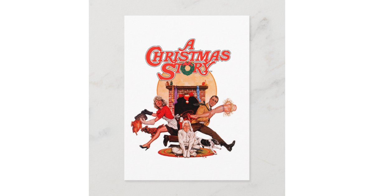 A Christmas Story Poster Art Postcard | Zazzle