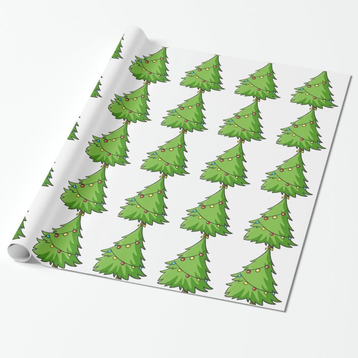 a christmas tree wrapping paper | Zazzle.com