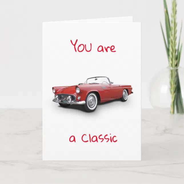 A "CLASSIC" IS TURNING "60! CARD | Zazzle