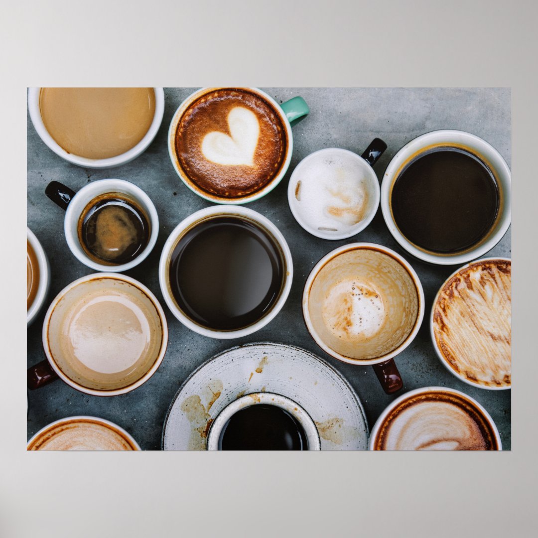 A Coffee Lovers Dream of Caffeine Poster | Zazzle